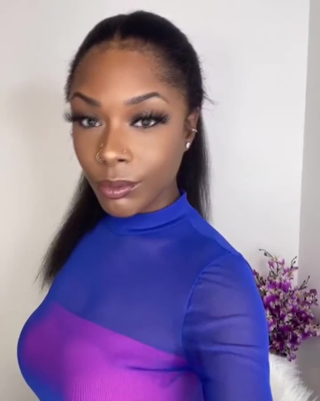 New 4c Textured Hairline Wigs Curly Baby Hair Natural Edges Skin Melt ...