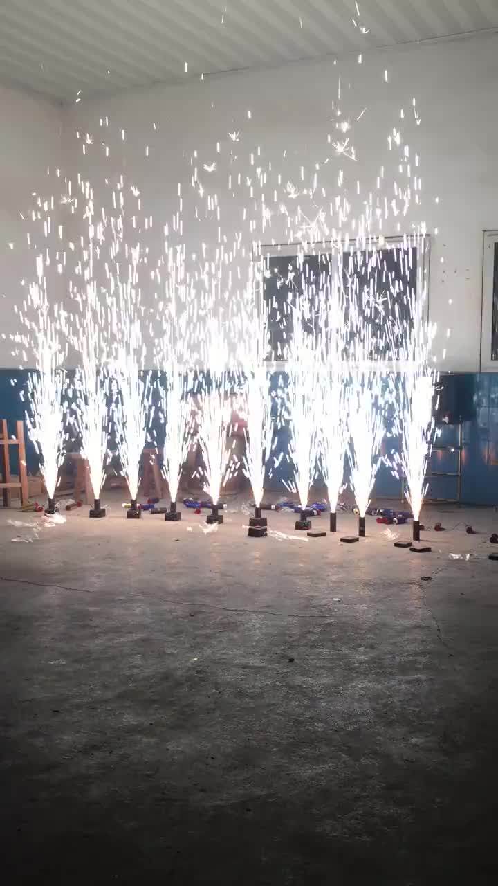 12 Channels Pyrotechnics Cold Stage Fountain Base Wedding Fireworks ...