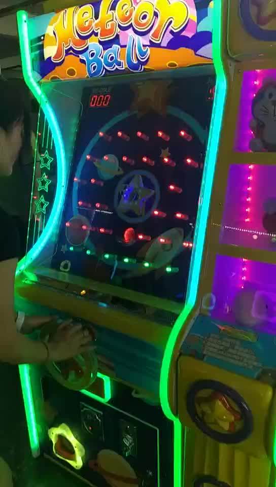 Coin Operated Catching Balls Machine Meteor Ball Ticket Redemption ...