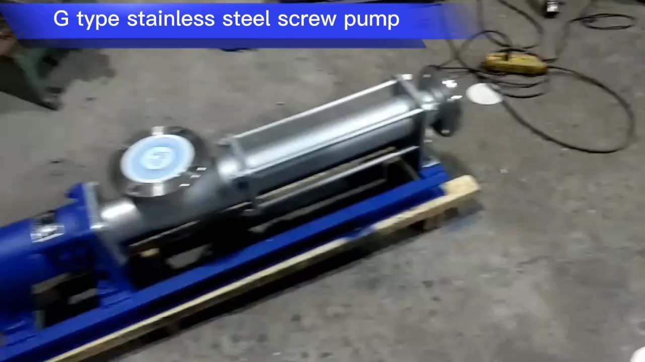 G Series Small Positive Displacement Screw Water Pump 5 Inch ...