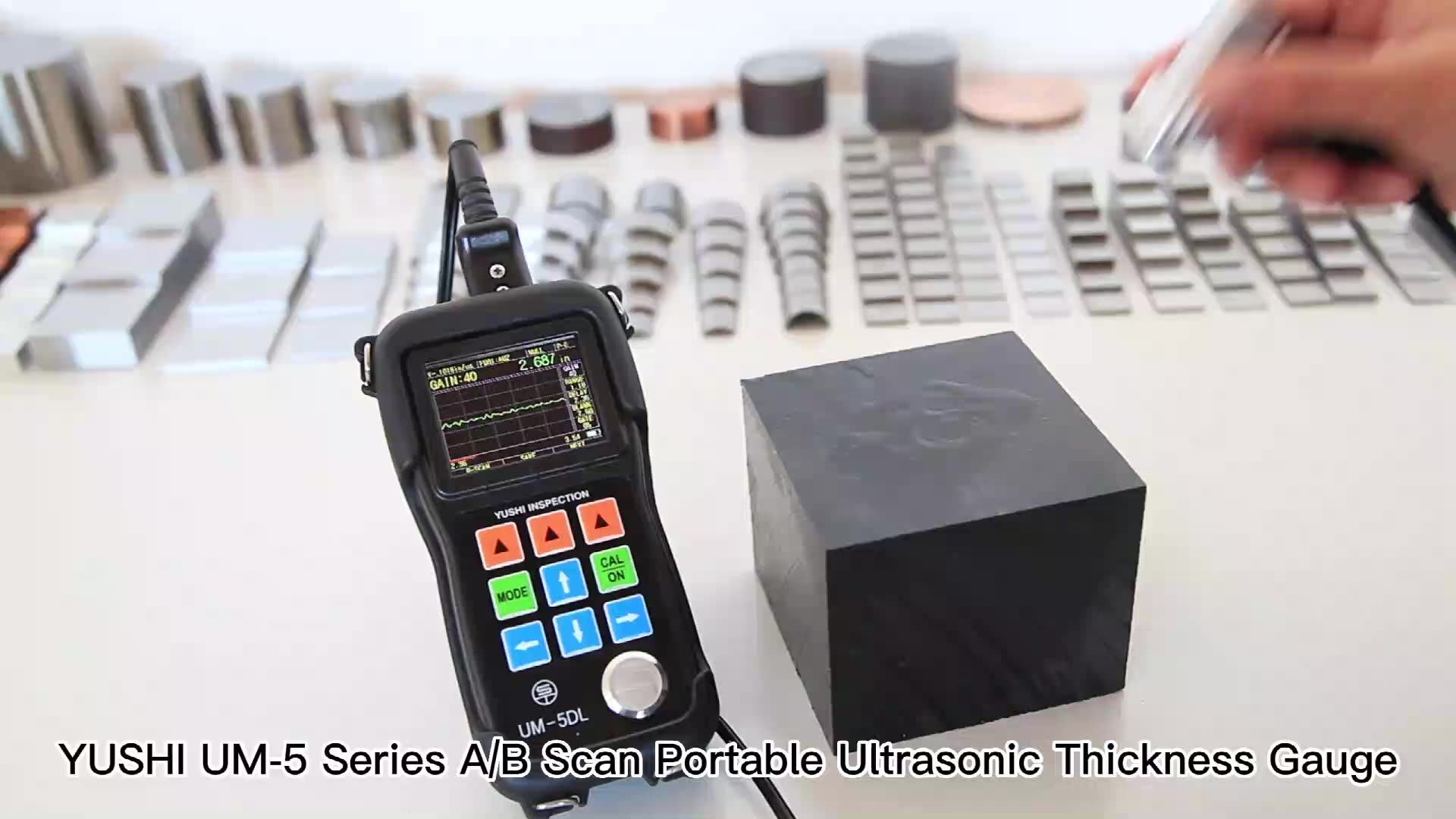 Yushi Um-5dl Ndt Ab Scan Metal Ultrasonic Thickness Gauge In Coating ...