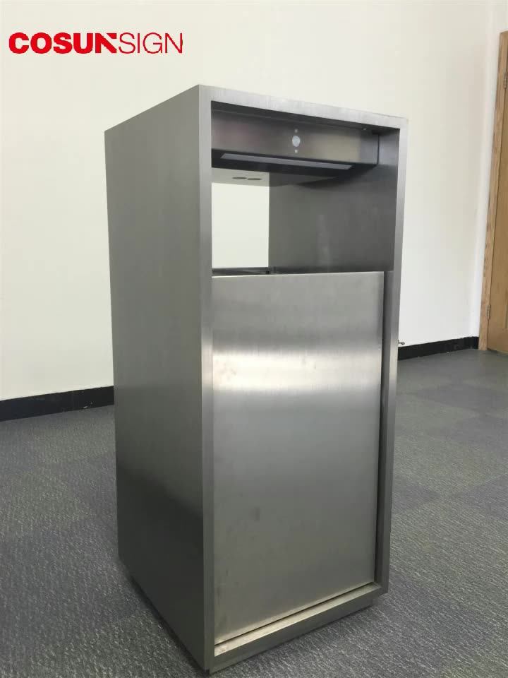 Cosun Solar Power Led Advertising Dustbin Light Boxes Rolling Advert ...