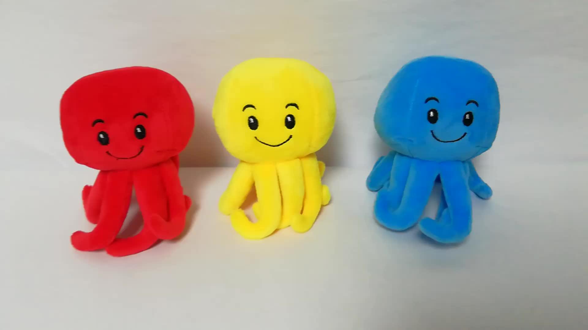 Embroidery Red Plush Octopus Plush Soft Octopus Toy - Buy Stuffed ...