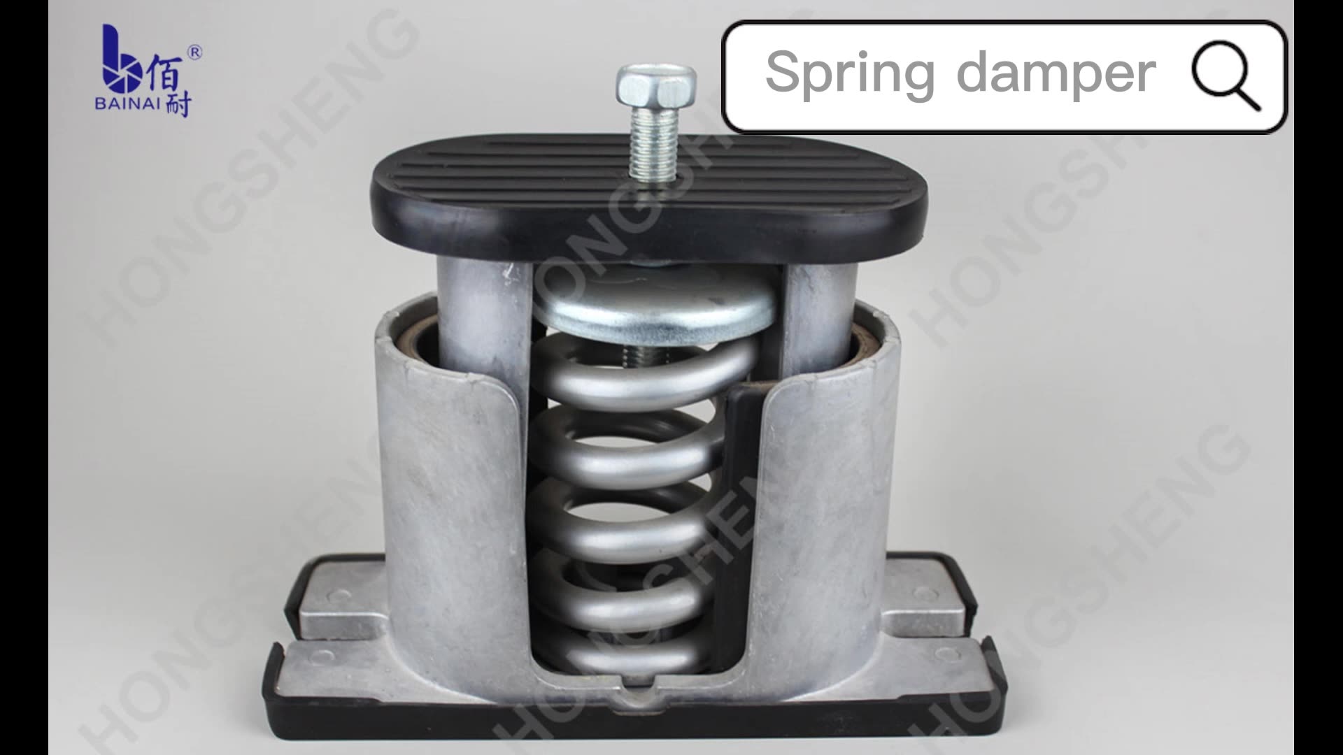 Hvac Vertical Housed Floor Mounted Spring Shock Absorber Adjustable Free Stand Vibration ...