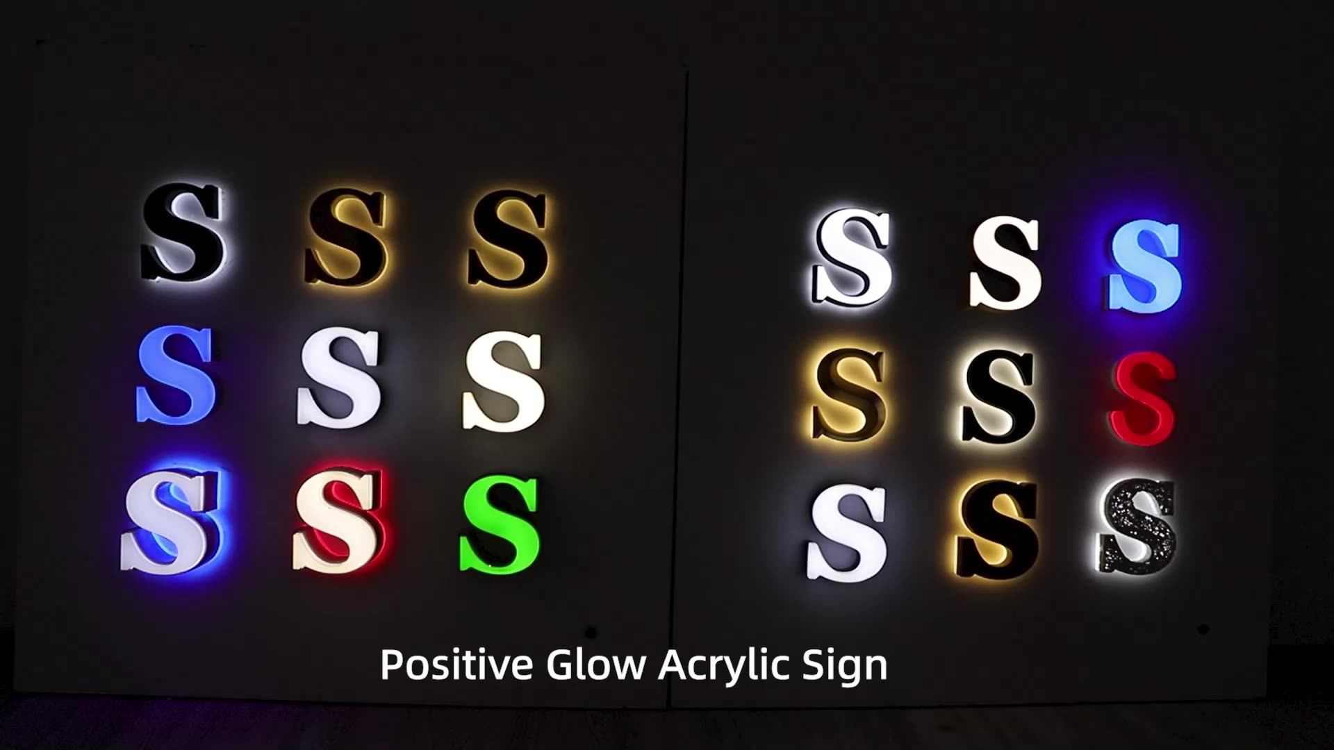 Advertising Illuminated Light Led Channel Letter Business Sign 3d Light ...