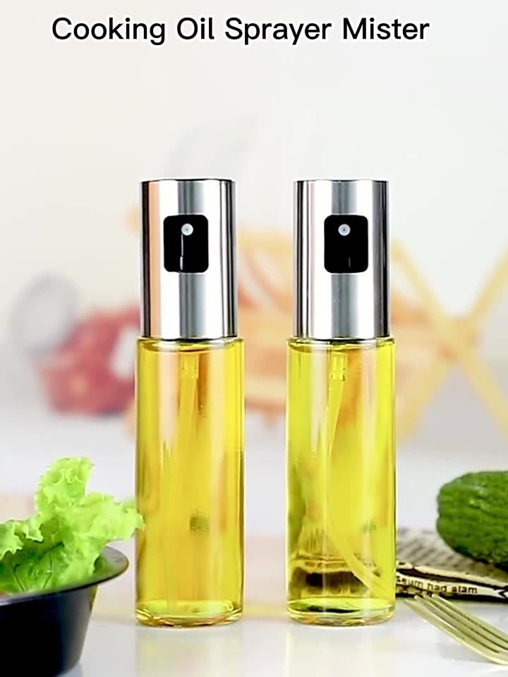 Refillable 100ml Kitchen Tools Olive Oil Sprayer Oil Sprayer Atomizer ...