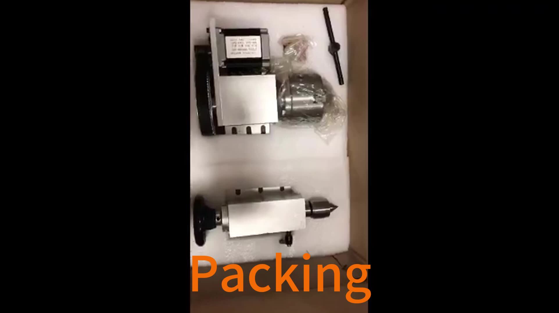 4th Indexing Dividing Head 4 Jaws Chuck Nema 23 Closed Loop Stepper ...