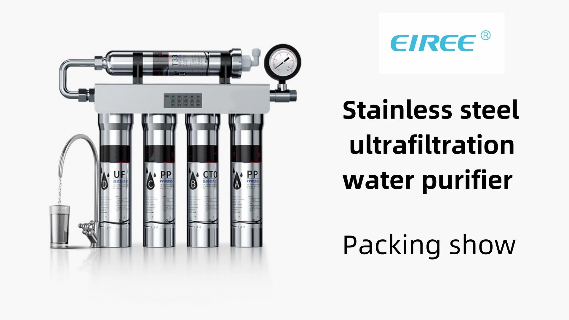 Kitchen Sink Stainless Steel Water Filter System Water Purifier 5 ...