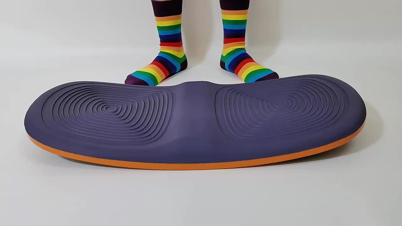 Standing Desk Mat Balance Board Anti Fatigue Wooden Wobble Ergonomic ...