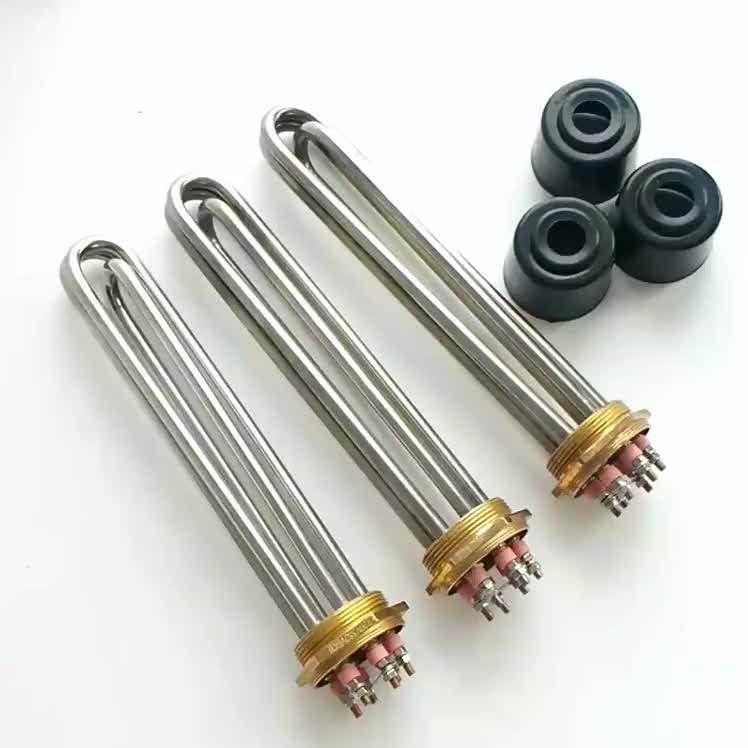 Ss304 Square Flange Immersion Water Heater For Industrial Heating - Buy ...