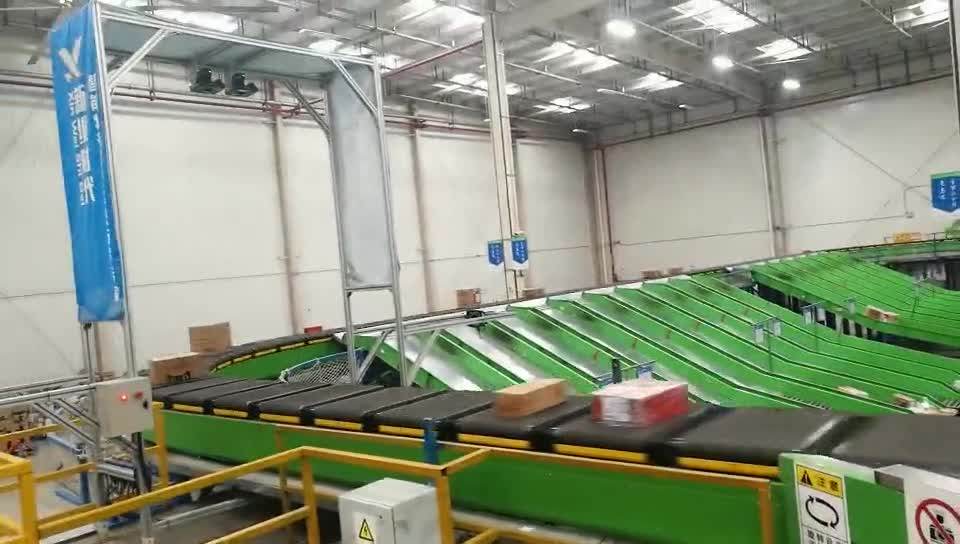 Mail Sorting Courier Sorting Parcel Sorting Conveyor System For Post ...