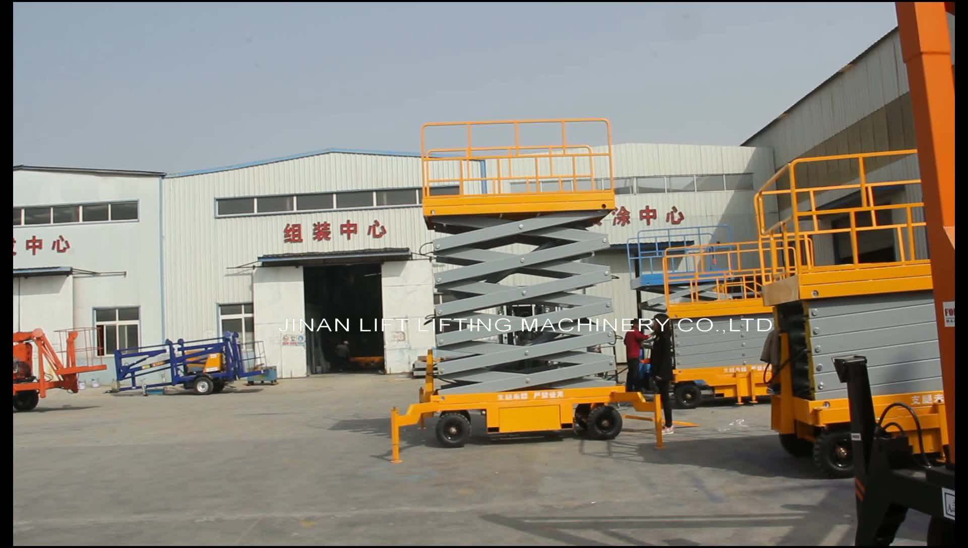 Electric Man Lift Small Hydraulic Scissor Lift Platform Manufacturer ...