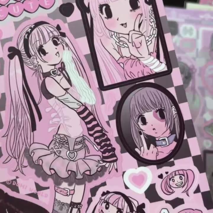 domi贴纸书手帐整本韩国人物素材贴 ins风咕卡手帐贴纸工厂批发-阿里巴巴