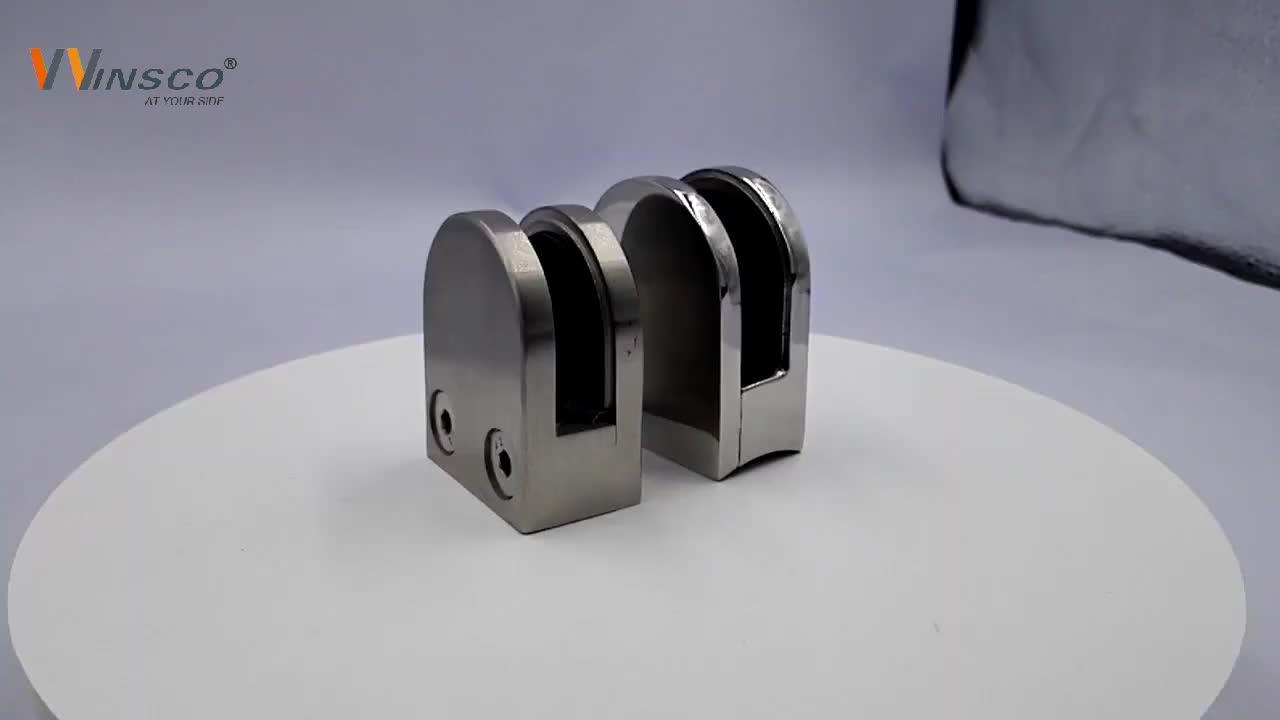 Round Pipe Handrail Clip Casting Sus304 316l D Shape Stainless Steel ...