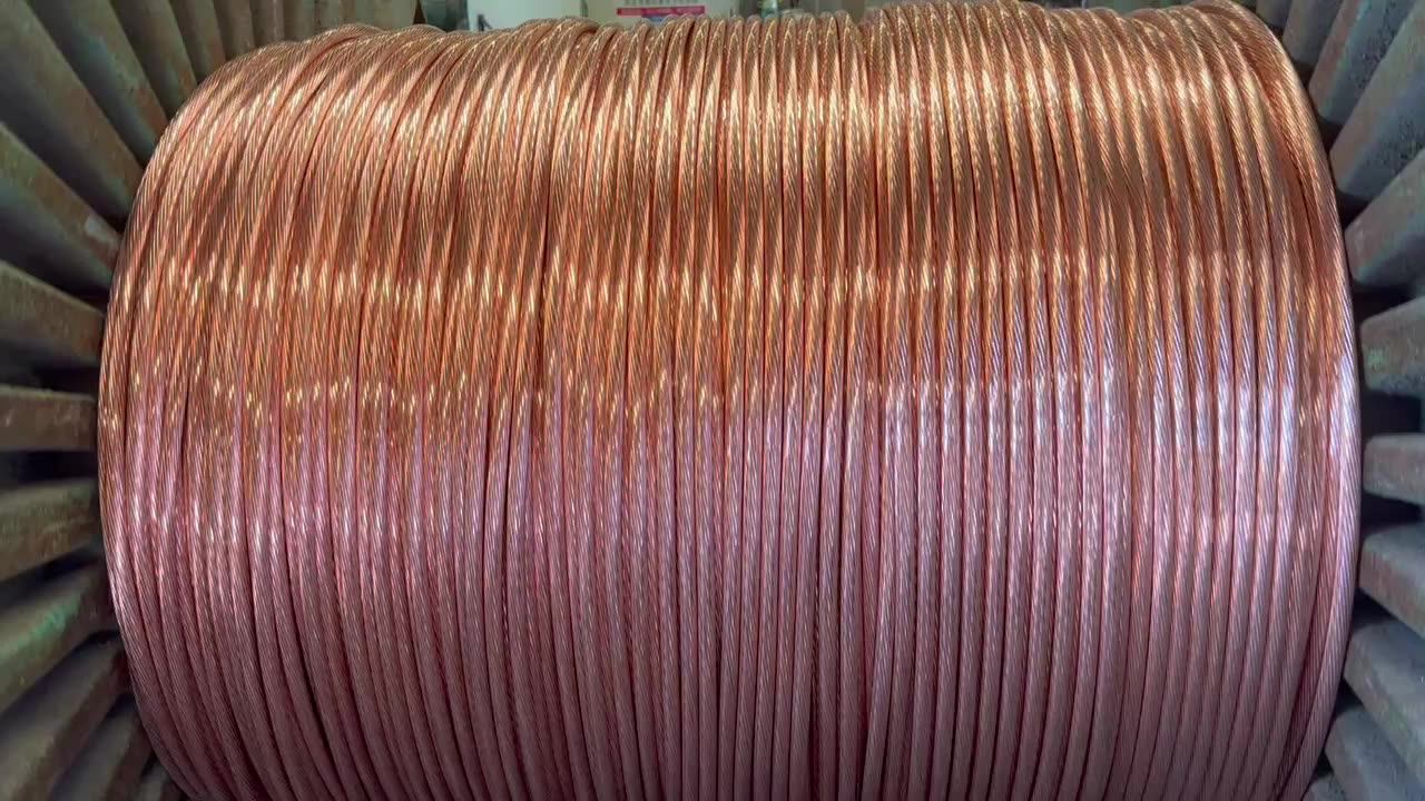 Awg 4/0 Stranded Bare Copper Wire Electrified Railway Contact Net ...