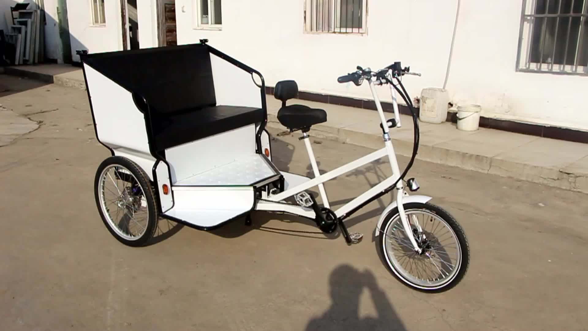 Made In China 3 Wheel Adult Tricycle 2 Seats Passenger Pedicab Taxi ...