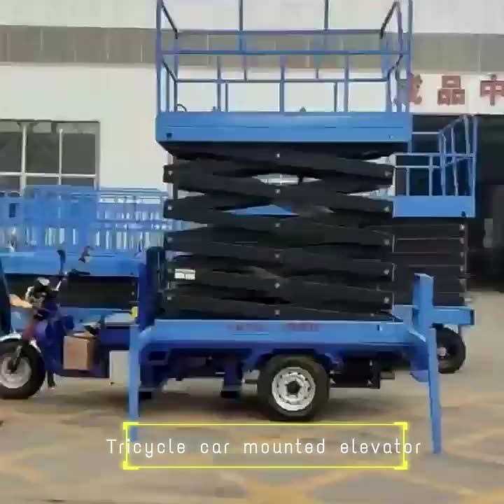 Self Walking Lifting Platform Electric Scissor Type Operation Climbing ...