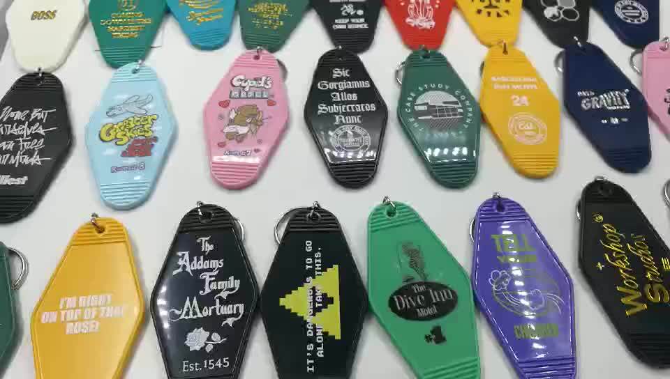 Custom Promotional Plastic Vintage Hotel Acrylic Keychain - Buy Vintage ...