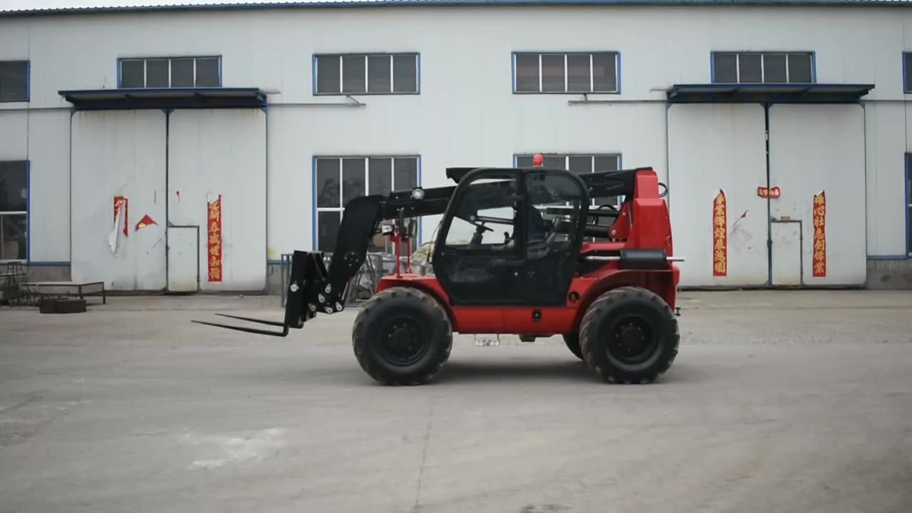 Hydraulic Telehandler Telescopic Boom Forklift 4x4 3ton 4ton 7m 13m ...