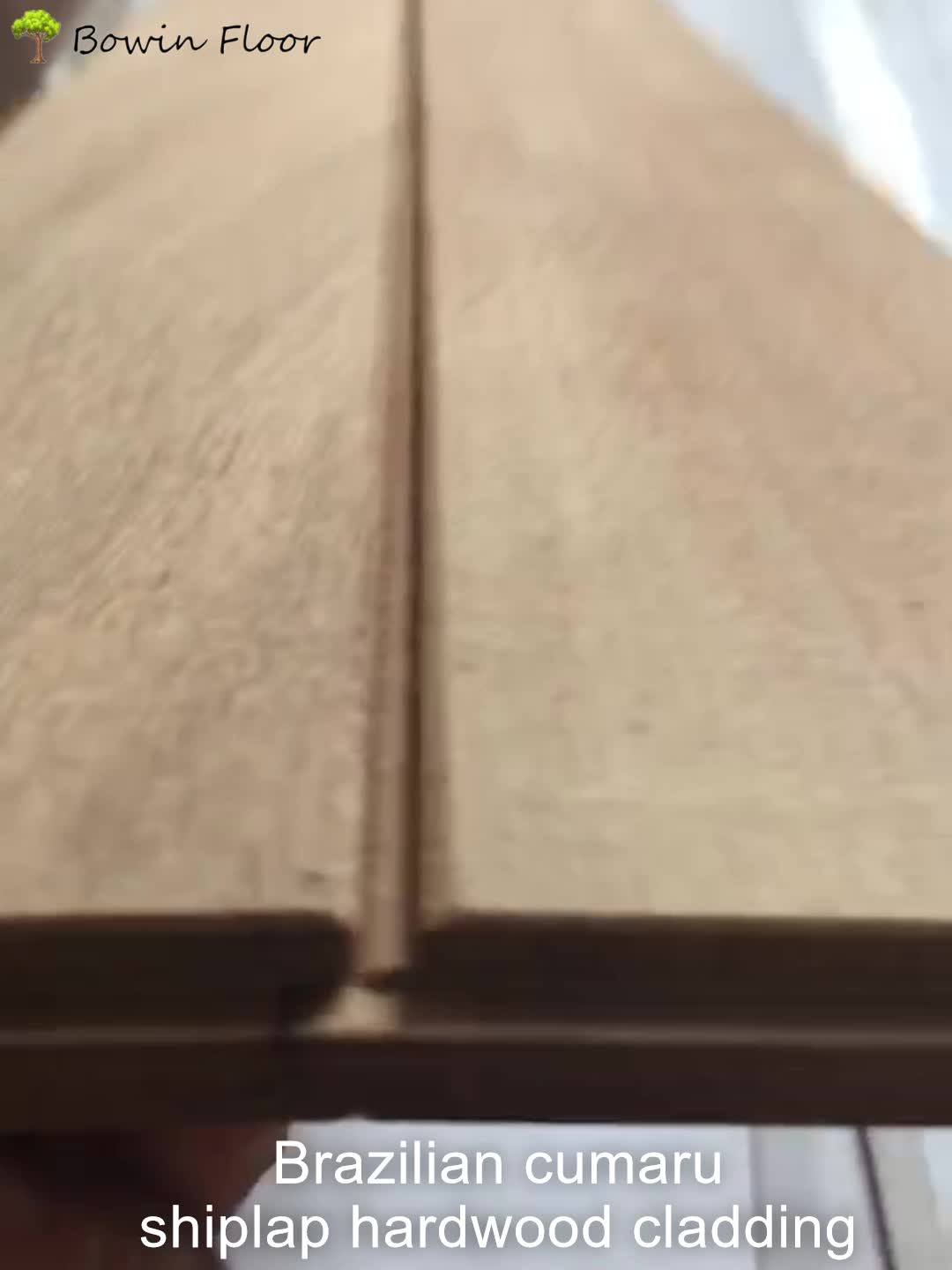 Shiplap Section Natural Brazilian Teak Outdoor Wood Cladding - Buy ...