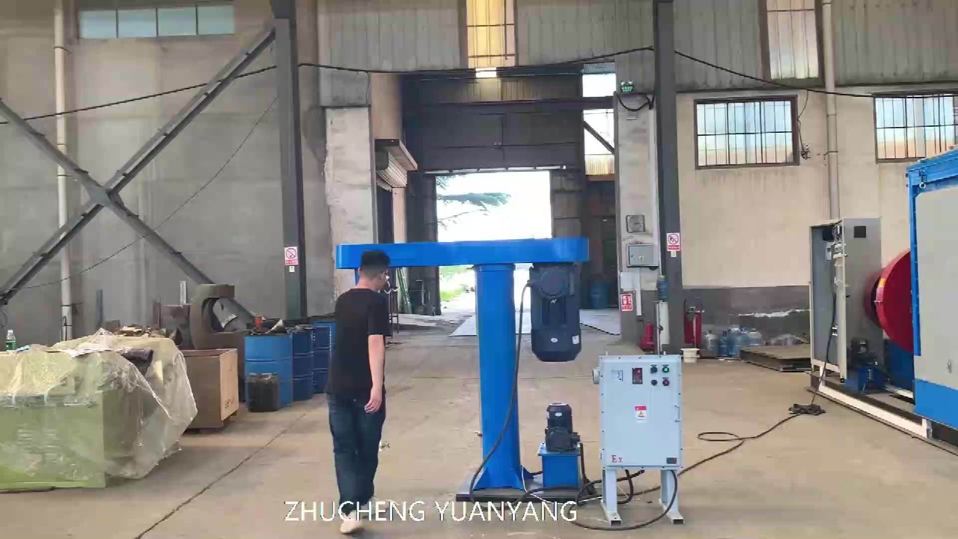 22kw High Speed Disperser Variable Speed Paint Dispersion Mixing ...