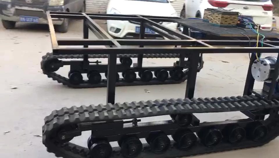 Construction Machinery Parts Tracked Chassis Undercarriage Platform ...