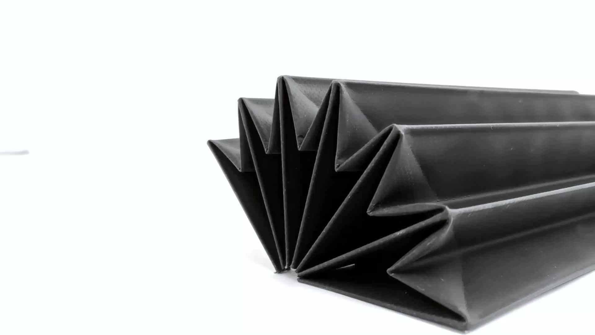 Black Flexible Guard Shield Square Bellow Cover Organ Shield Dust Cover ...