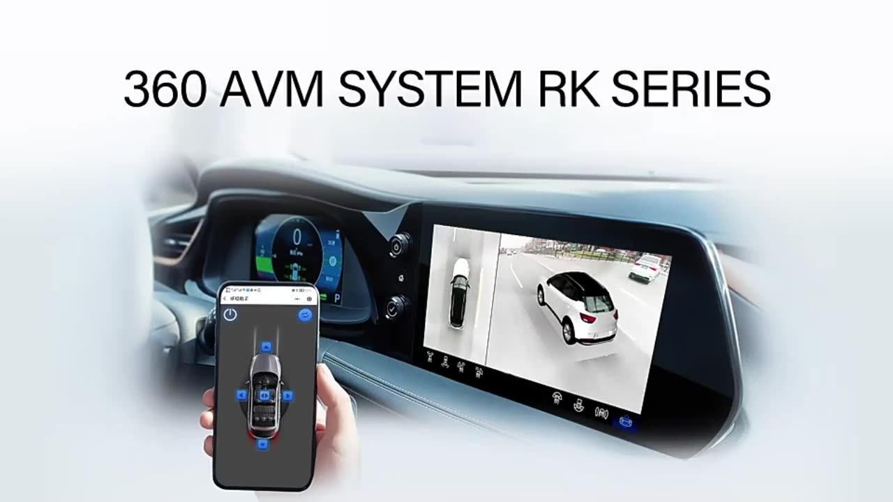 360 Car Camera 3d Night Vision Around Bird View System Security Camera ...