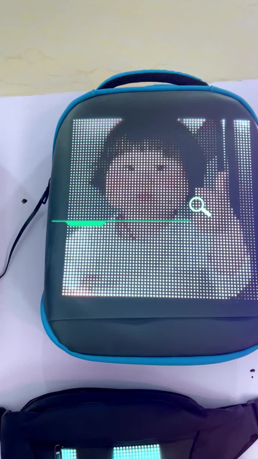 Modern Backpack With Led Screen Light Message Display Screen Portable ...