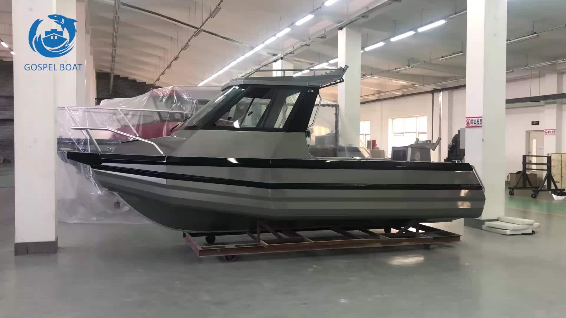 Gospel Aluminum Boat 6m/19ft Easy Craft Aluminum Fishing Boat /deep V ...