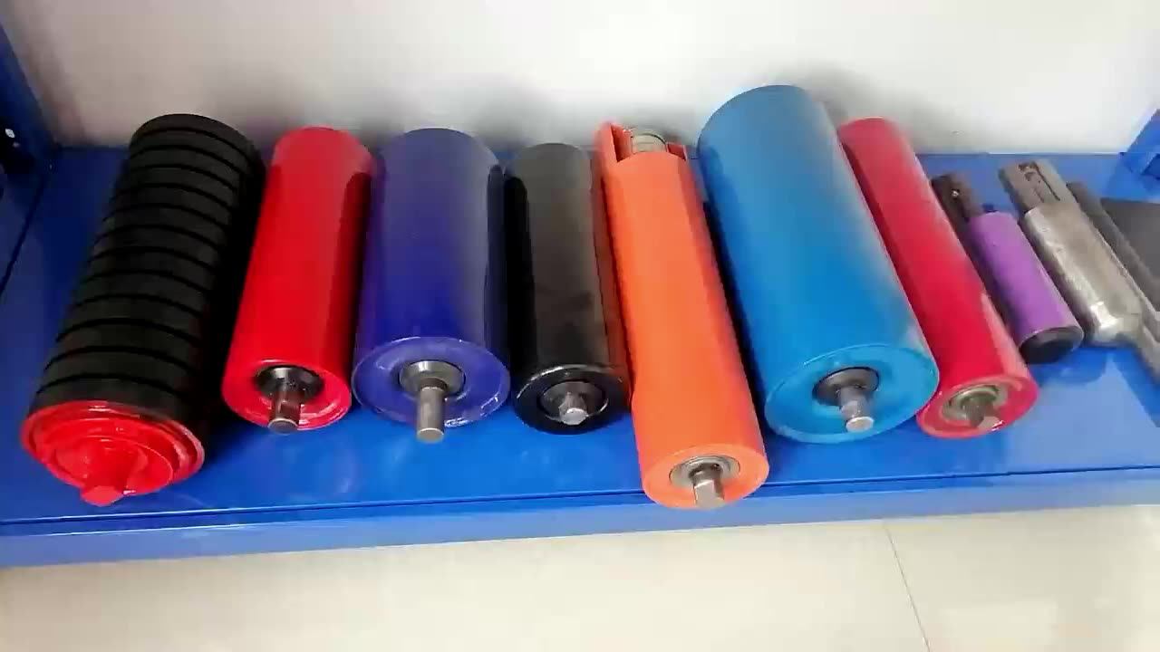 Belt Conveyor Carrier Roller Steel Conveyor Roller Heavy Duty Conveyor ...