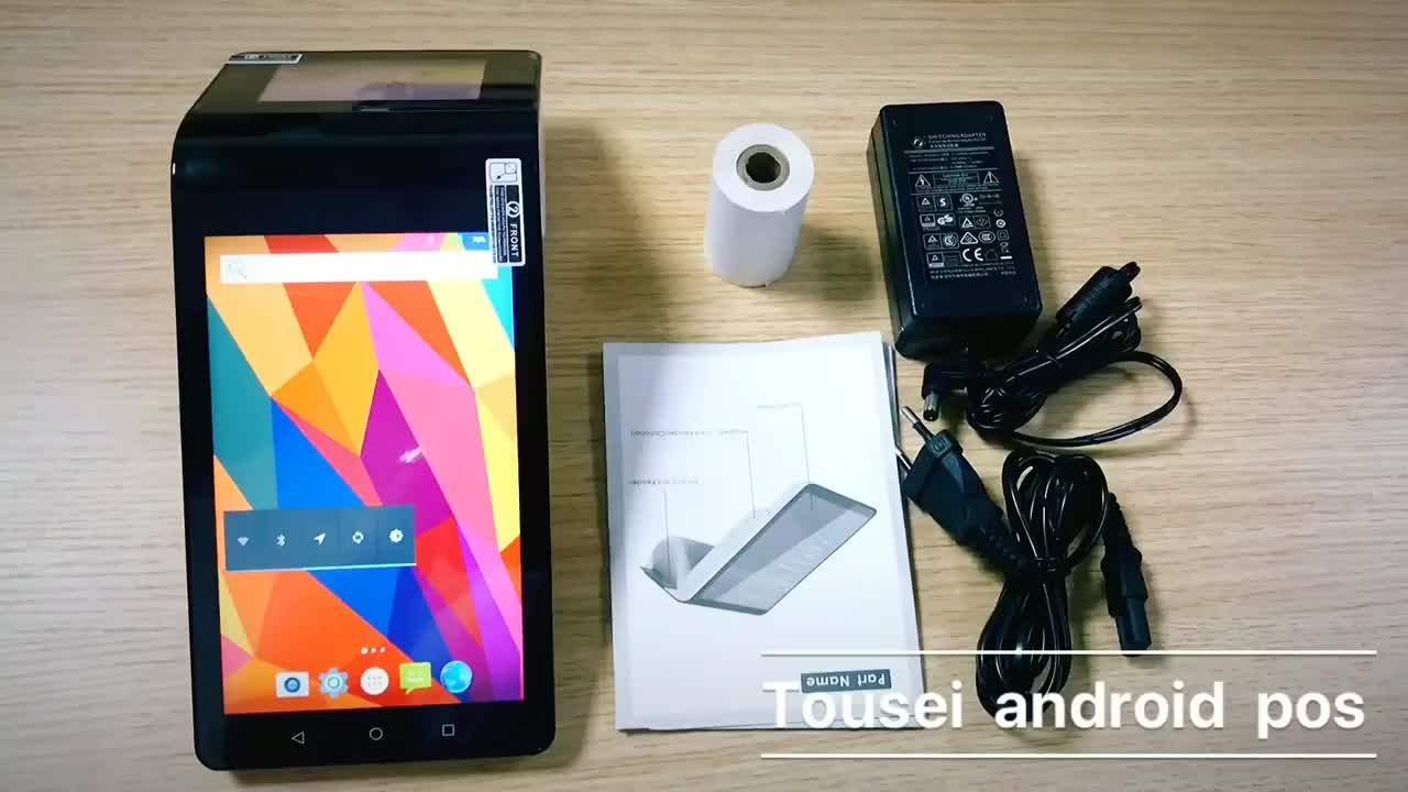 Dual Screen Contactless Card Reader Payment Handheld Mobile Android 9 ...