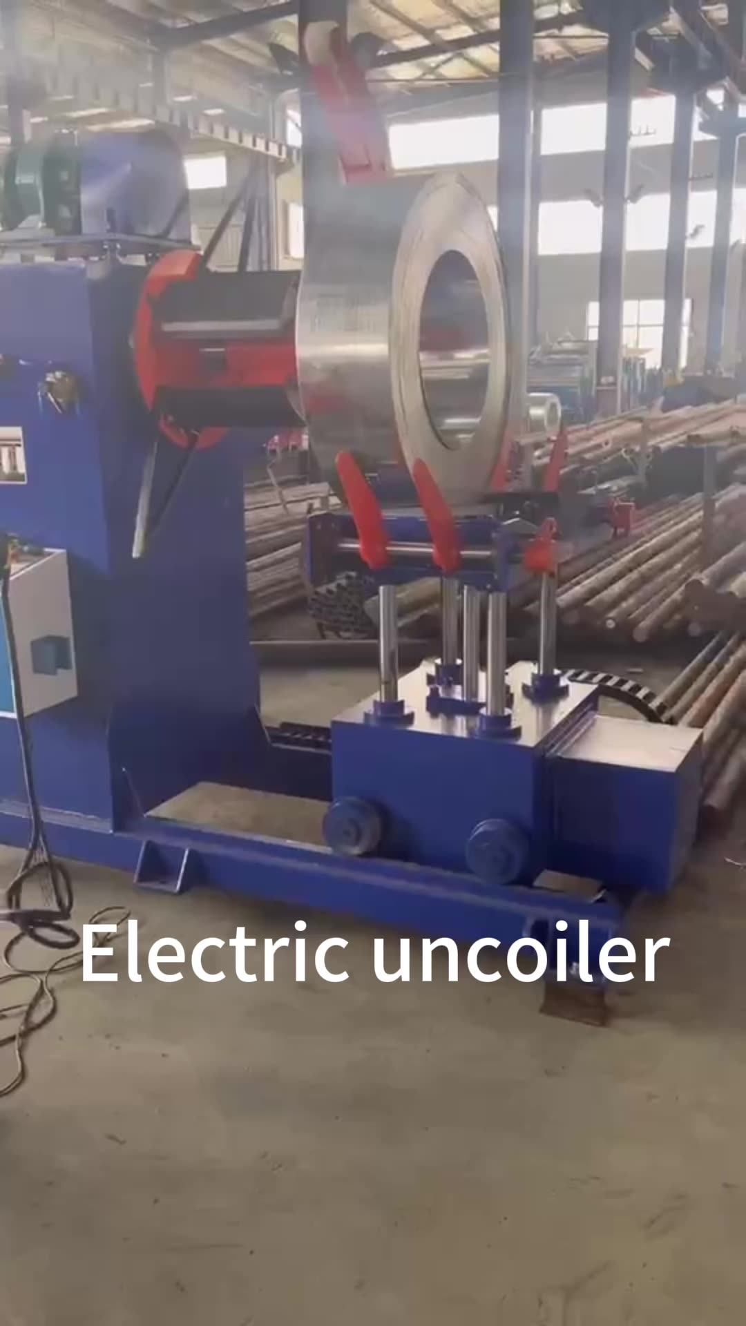 2024 7t 10t Hydraulic Roll Former Coil Decoiling Machine With Car ...