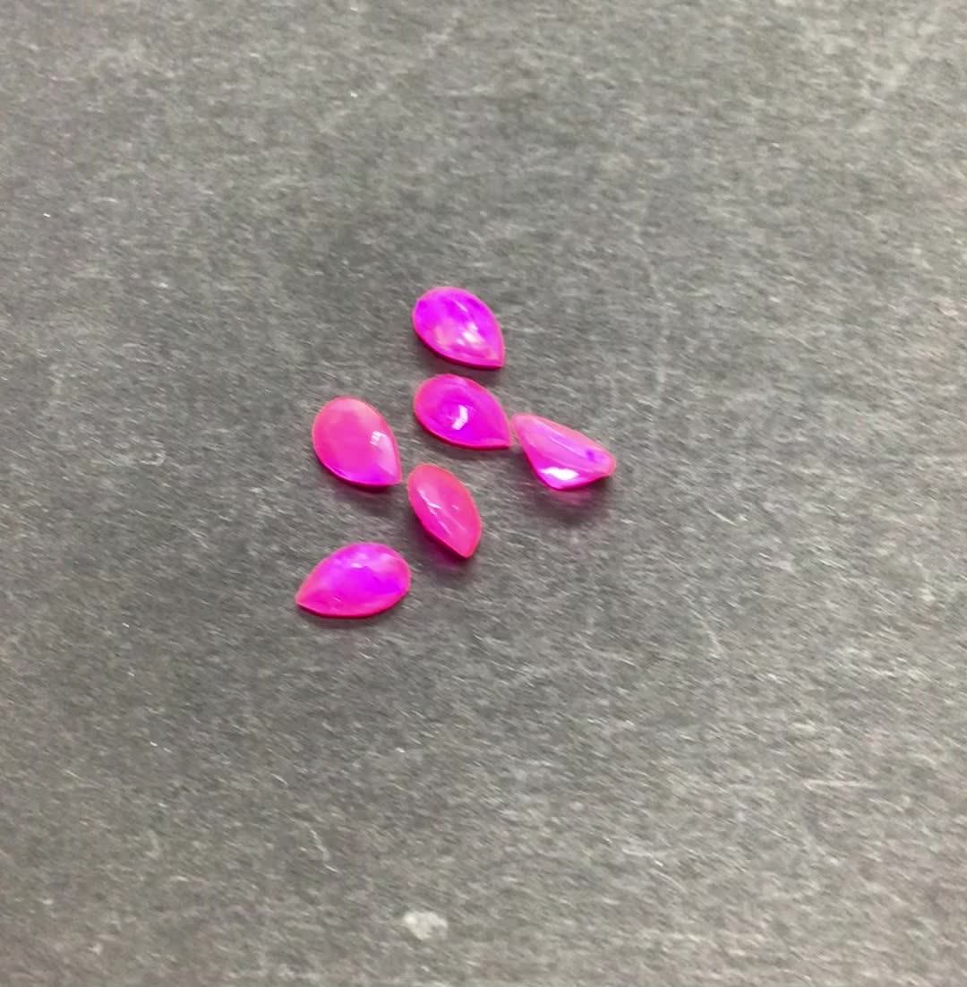 Rare Pink Ethiopian Opal 12x16mm Pear Cut Faceted 100% Natural Loose ...