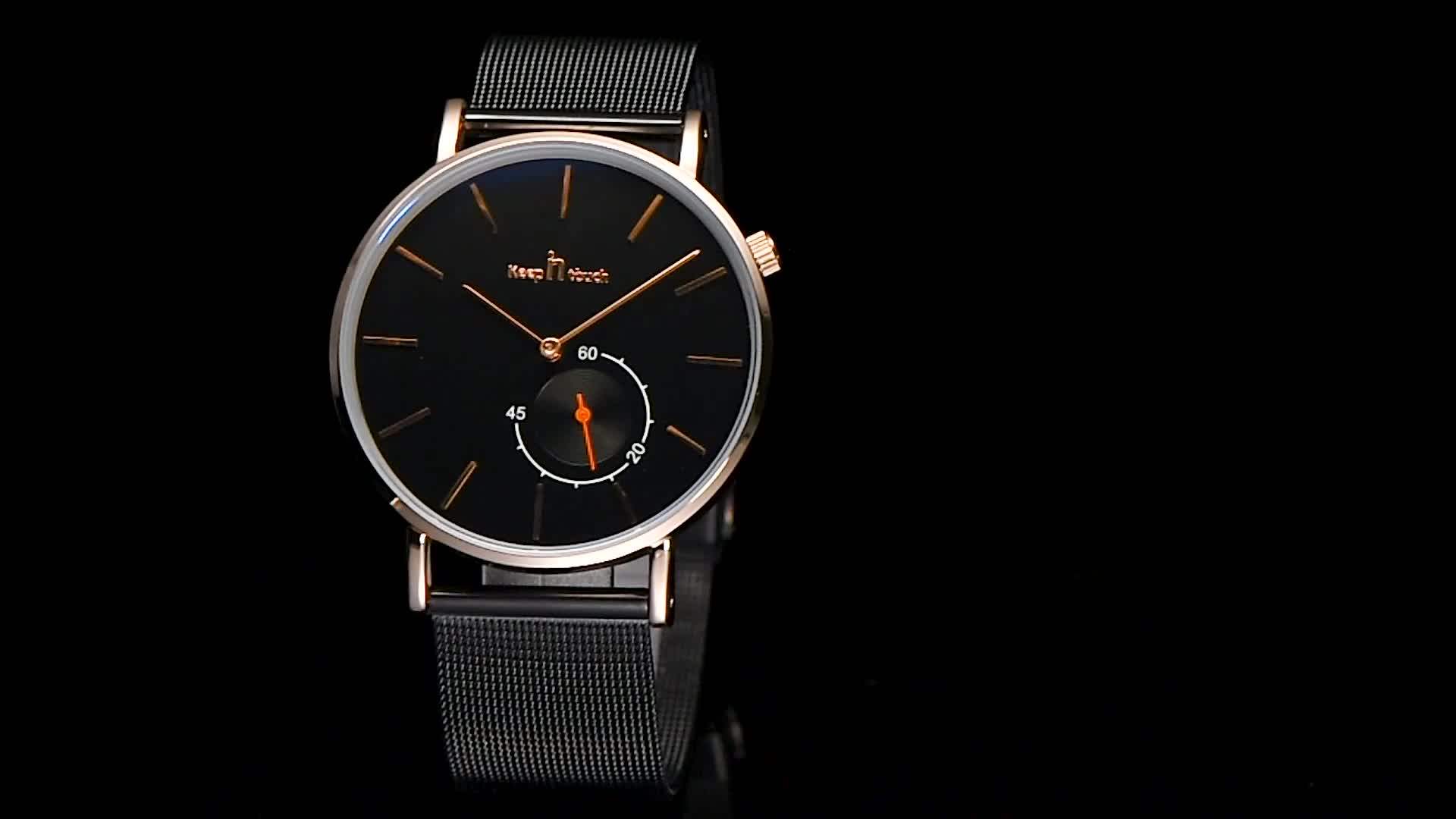 Minimalist Men Fashion Watches High Quality Japan Quartz Business Wrist ...