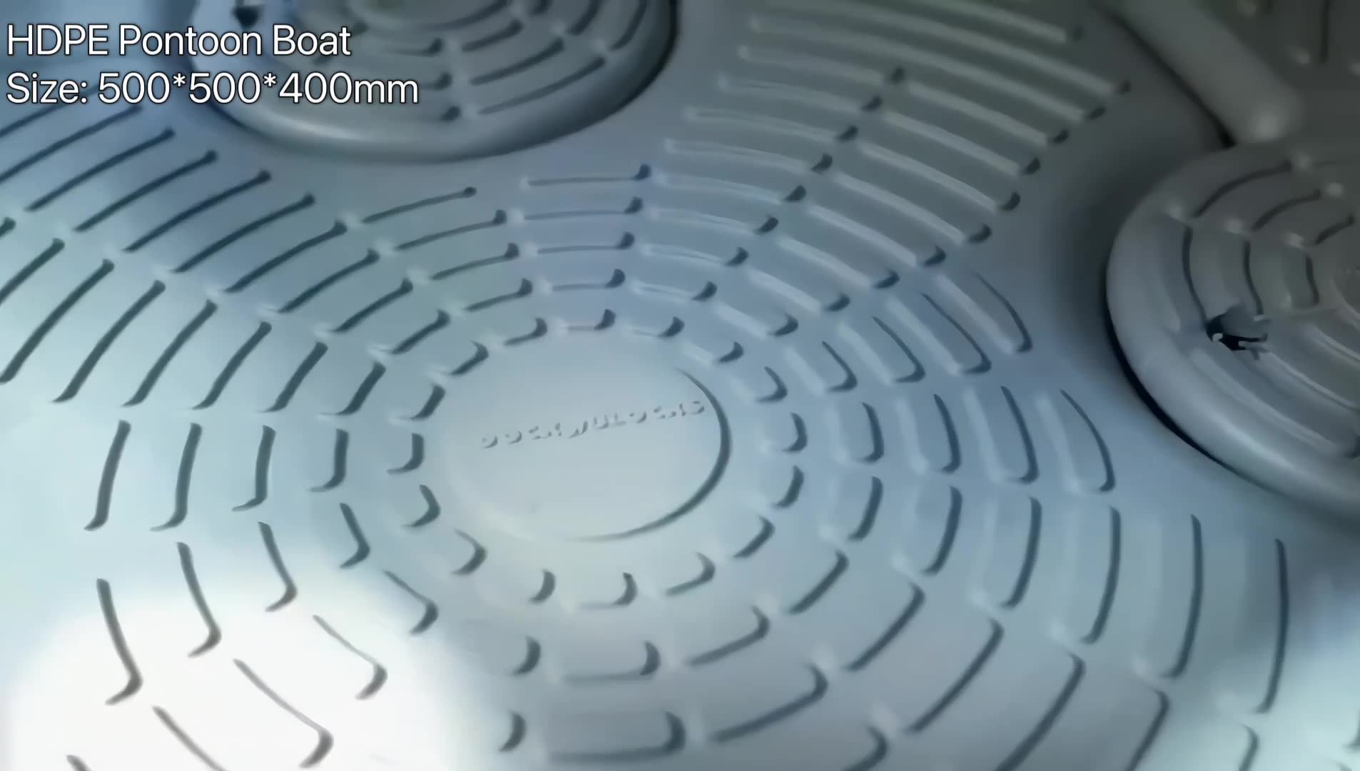 10'by 10' Floating Walkway/floating Dock Modular Plastic Pontoon Pods ...