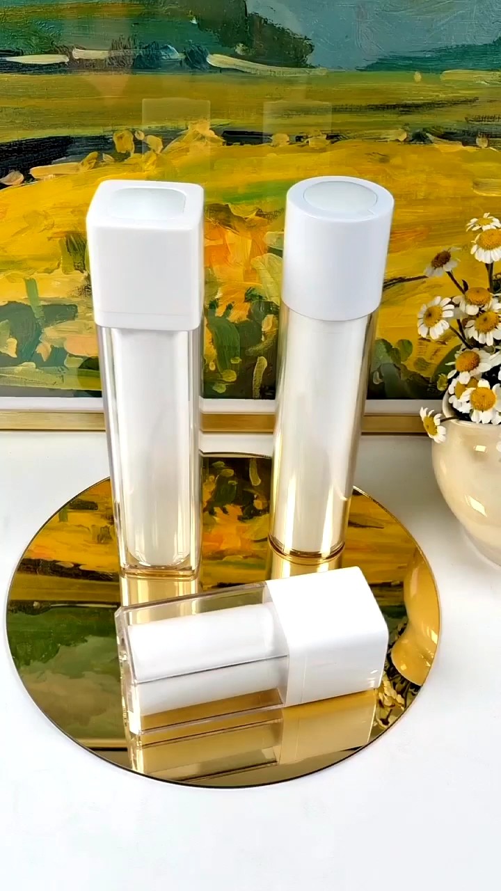 Acrylic Airless Pump Bottle Twist Airless Bottle 5ml 10ml 20ml 50ml ...