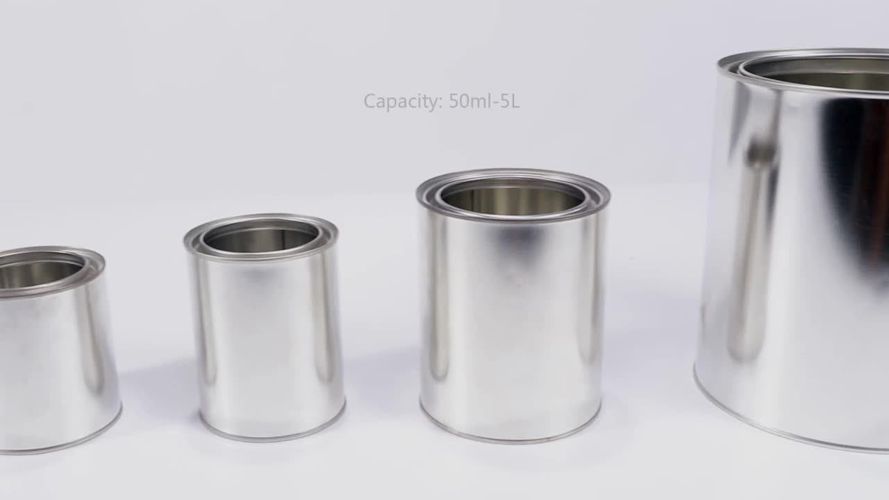 Pint Quart Gallon Paint Cans Pvc Glue Tin Can Metal Containers ...