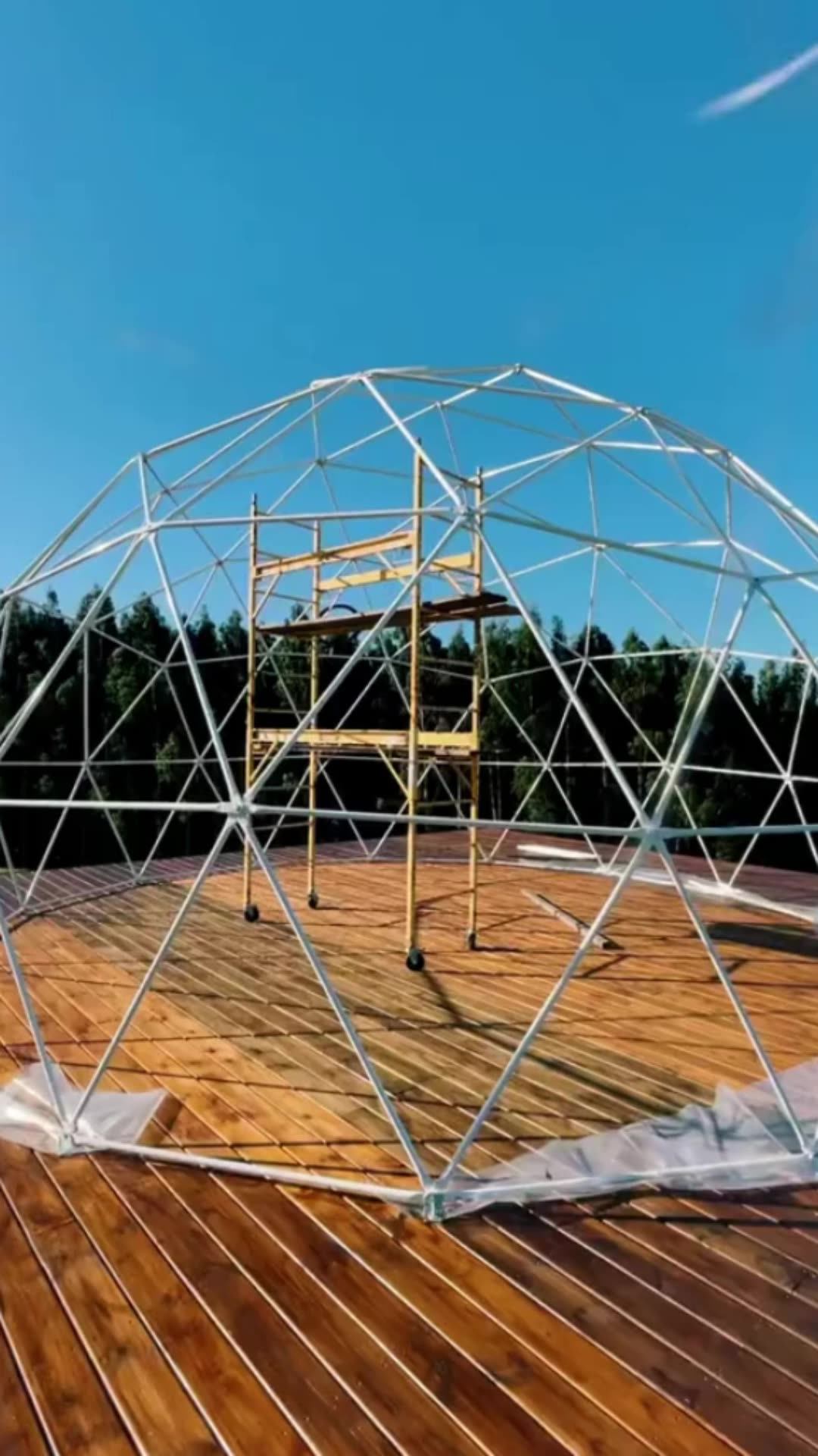 6m Geo Dome For Glamping Dome House With Bathroom Best Sell In Japan ...