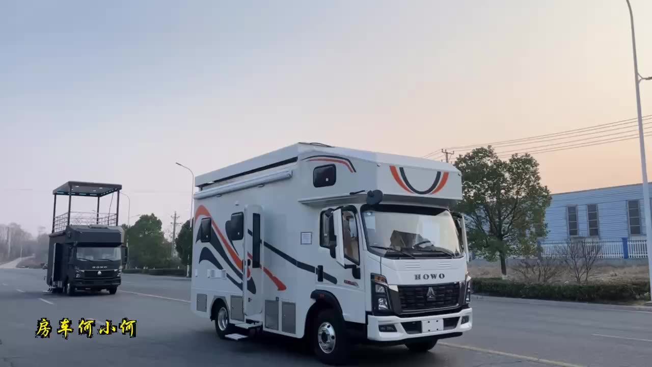 Modern Design Howo Luxury Rv 4x2 Automatic Caravan Off Road Motorhomes ...
