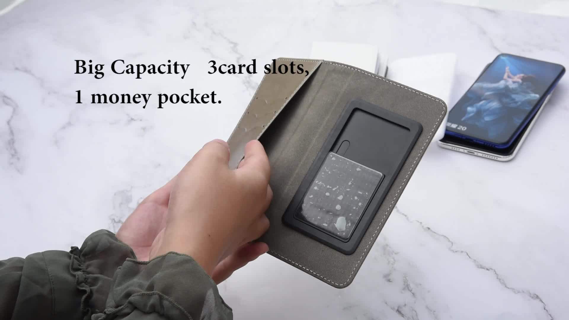 Factory Wholesale Card Holder Mobile Phone Universal Flip Leather ...