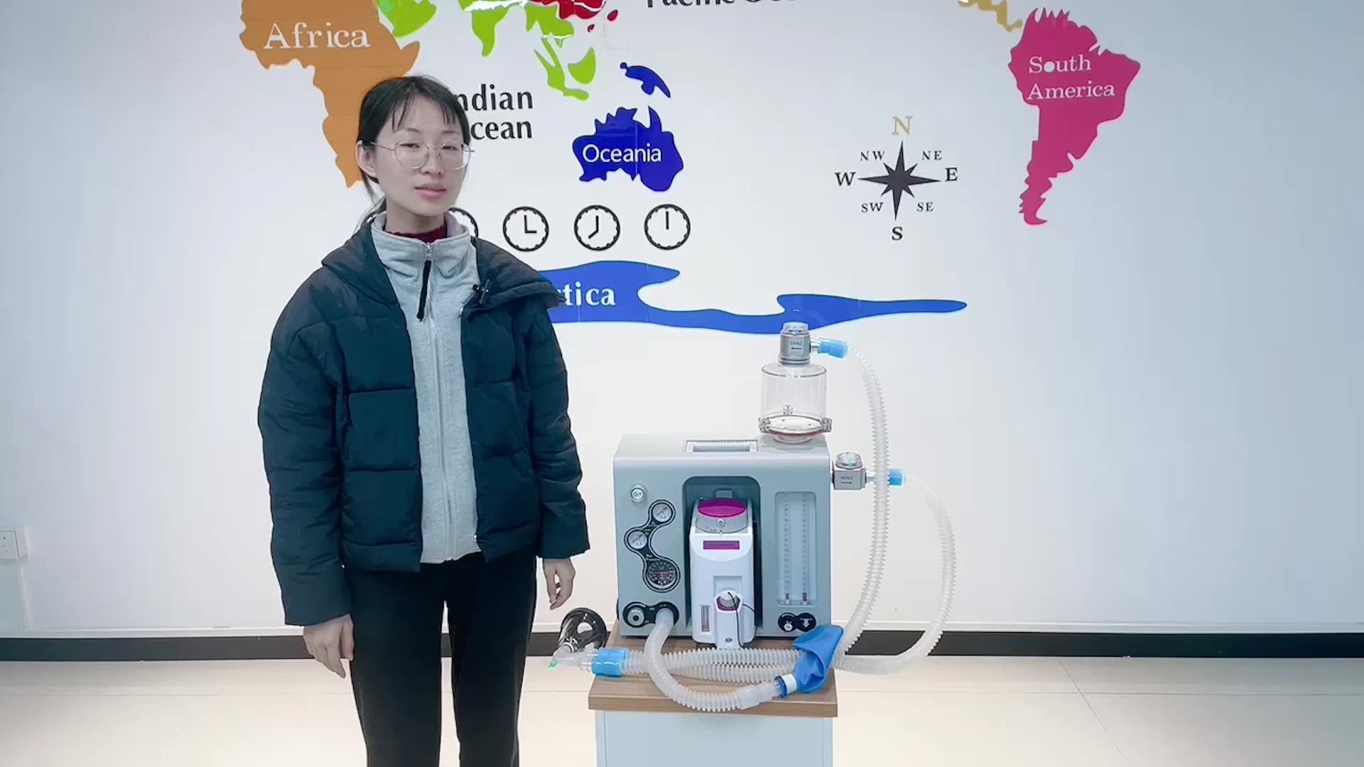 Maquina De Anestesia Medical Anaesthesia Equipment Animal Vet Gas ...