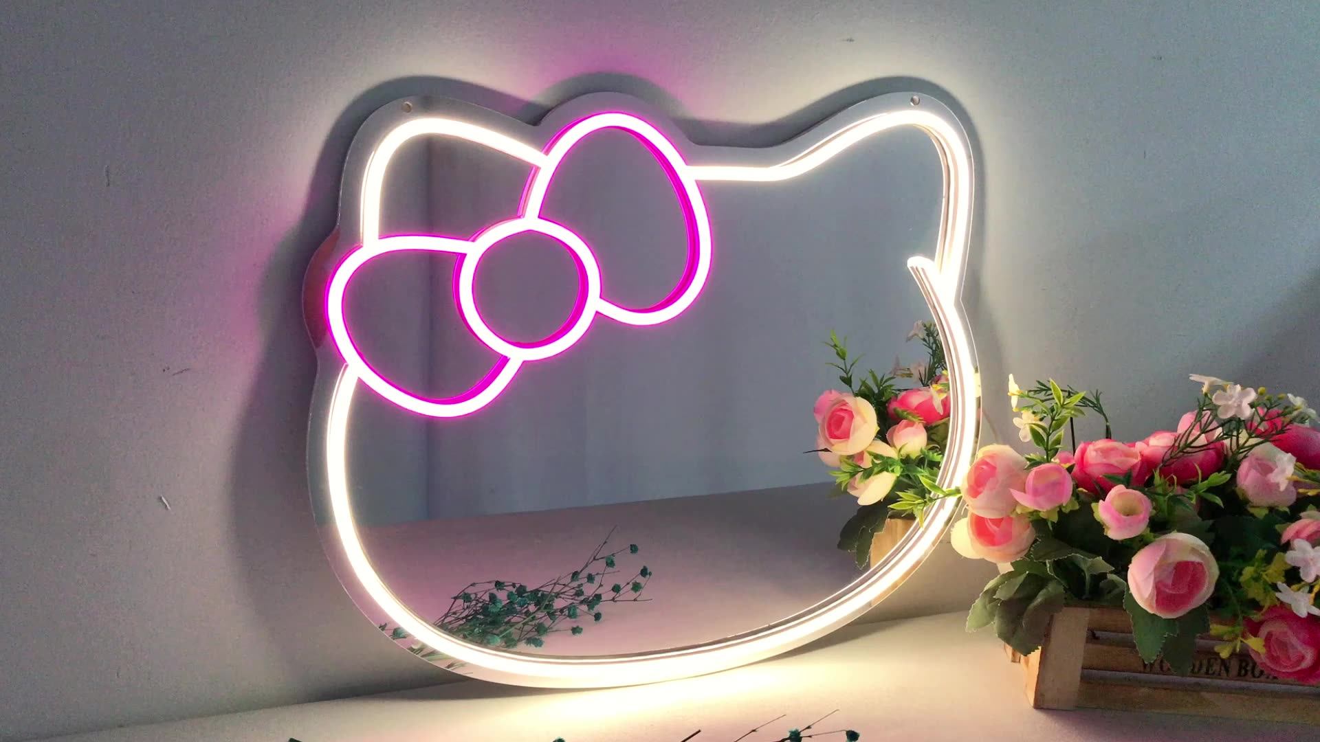 Divatla New Design Cute Vanity Mirror With Lights Wall Decorative ...