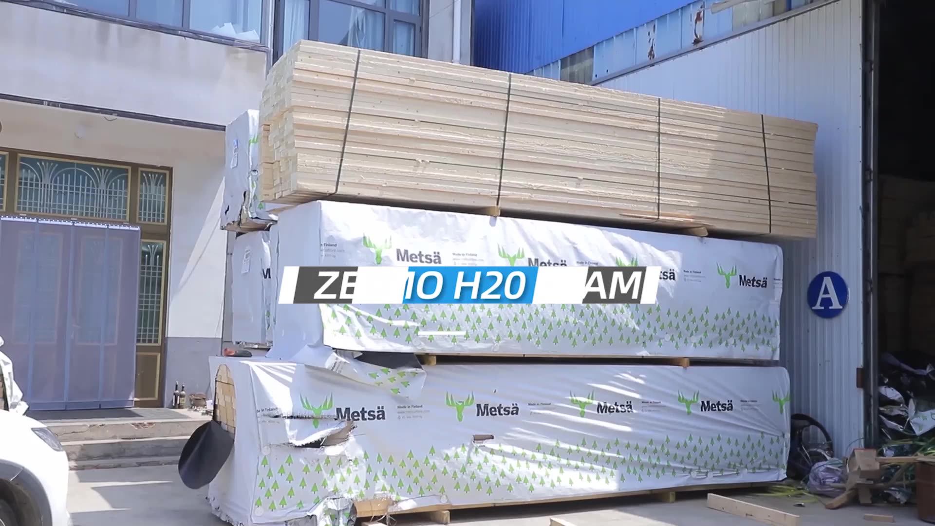 Plywood H20 Timber Wood Beam Glued Spruce Pine Laminated Timber Beam ...