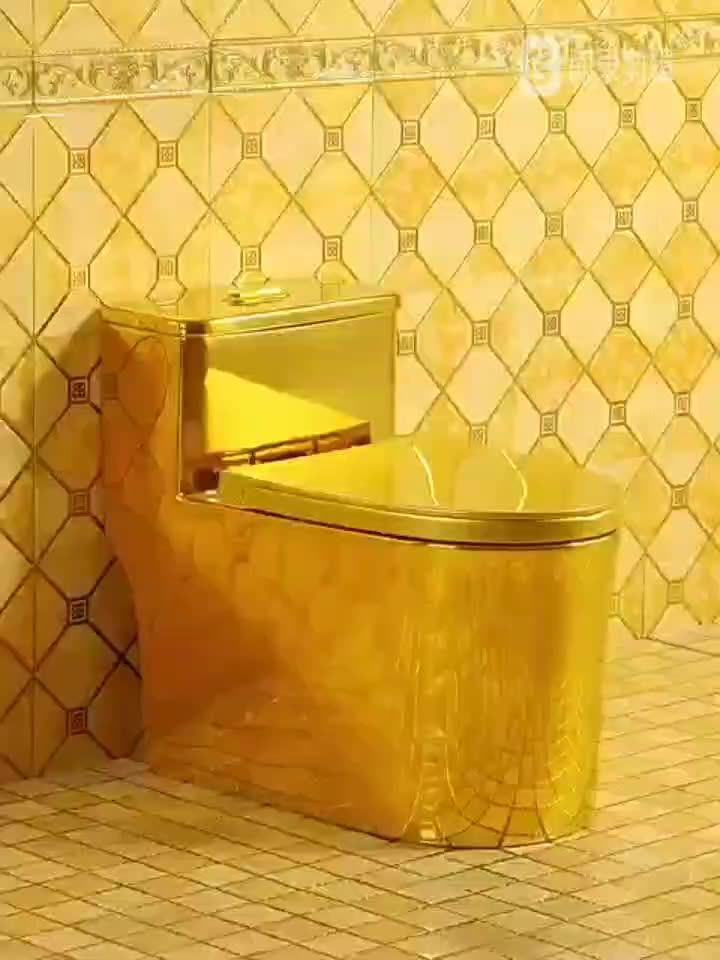 Luxury Ground Wc Toilet Bowl Sanitary Ware One Piece Toilet Sets Hotel ...