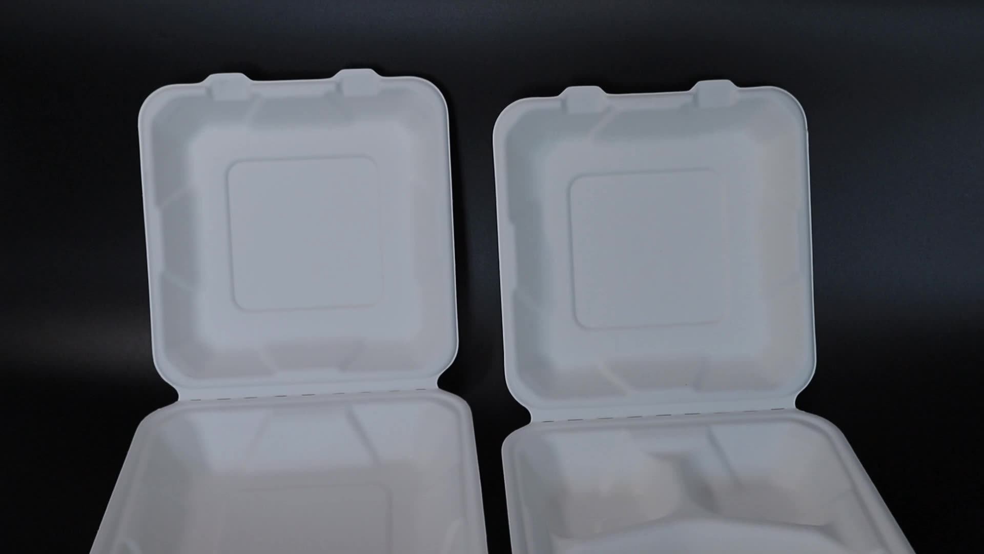 Biodegradable Paper Food Packaging Disposable Takeaway Food Containers ...