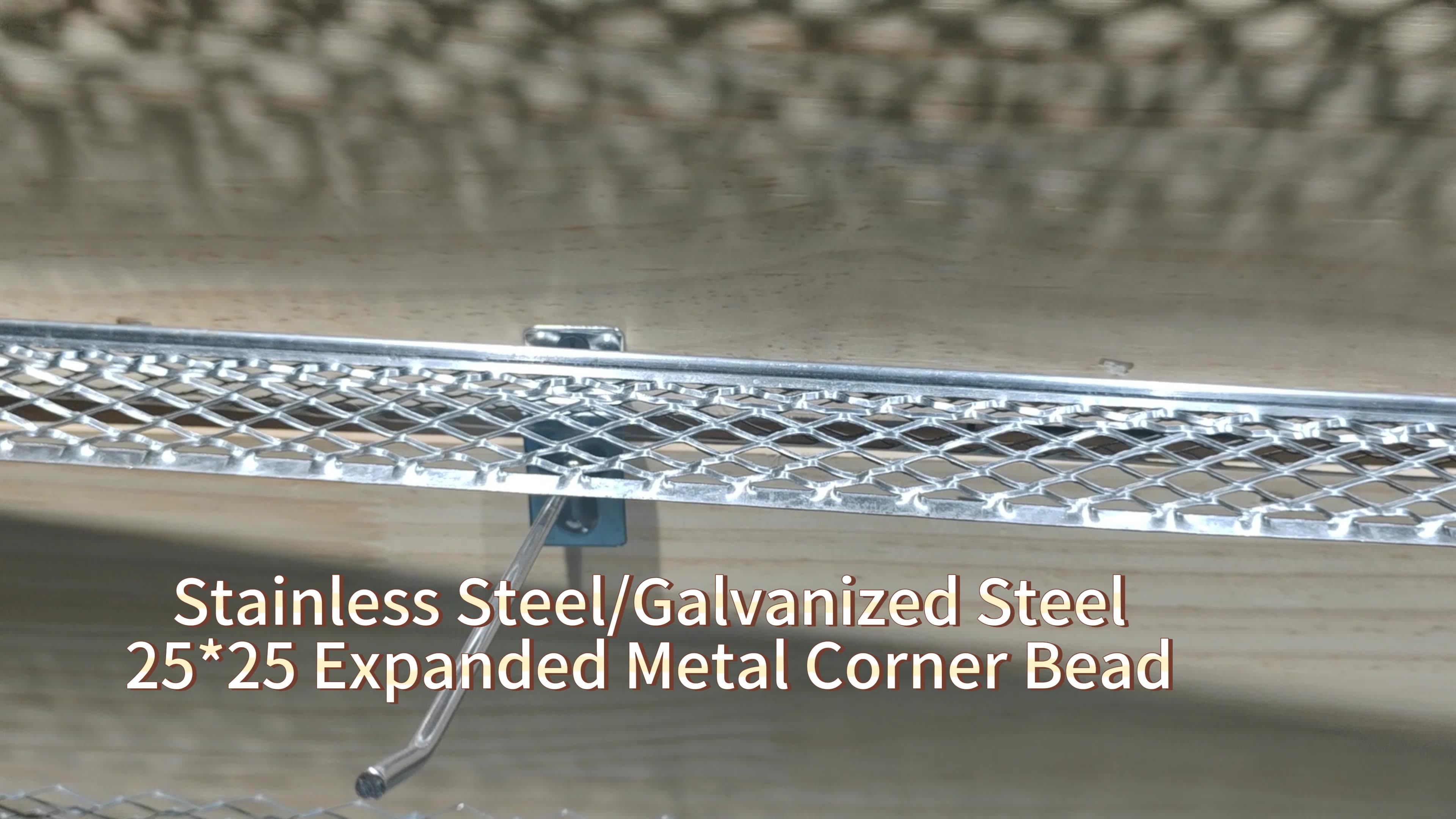 Expanded Metal Corner Bead / Angle Bead Mesh/aluminum Corner Bead - Buy ...