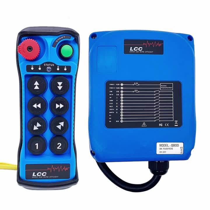 Blue Q800 Lcc Crane Radio Remote Control For Hoist Cranes - Buy Crane ...