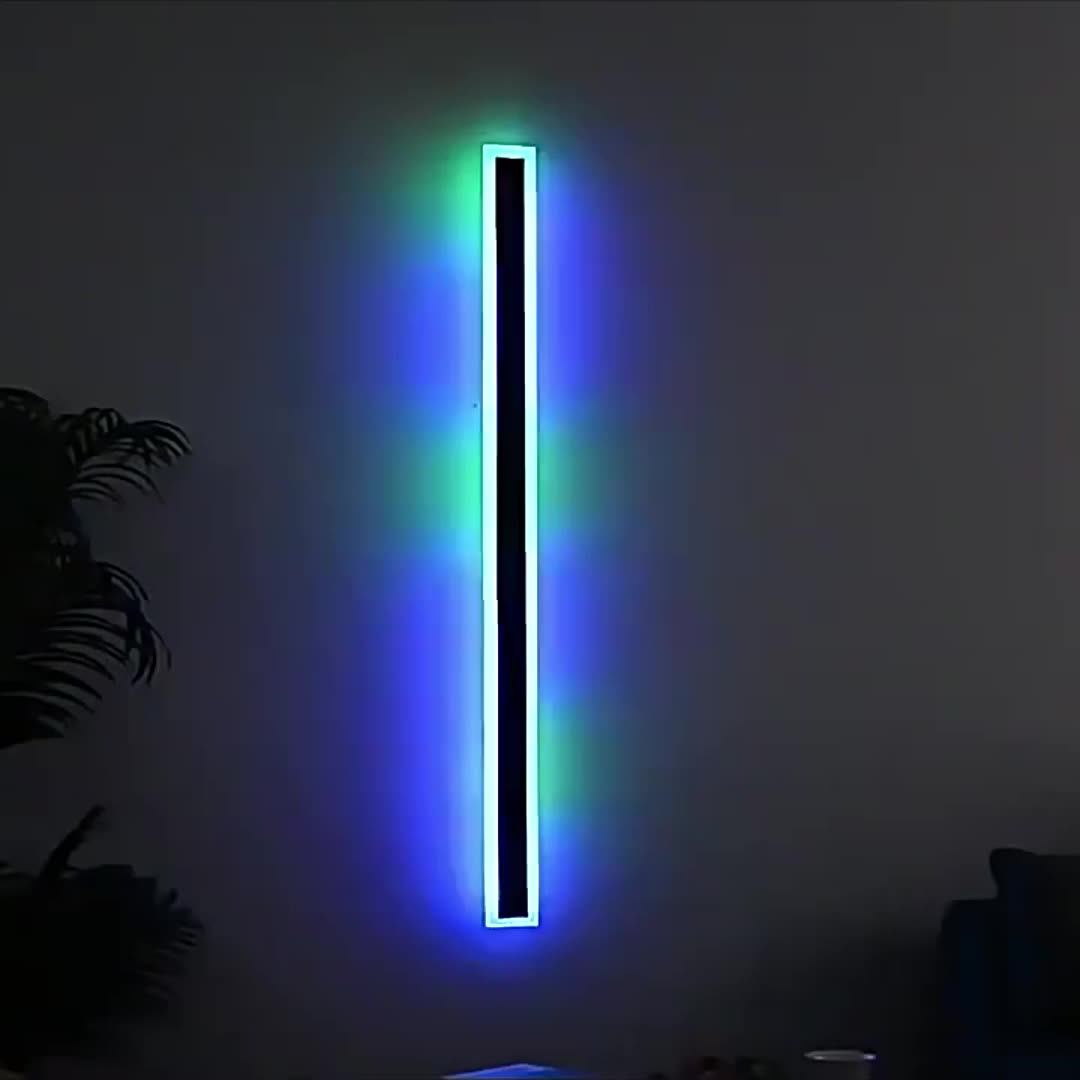 Modern 220v Outdoor Exterior Linear Strip Wandlamp Acrylic Garden ...