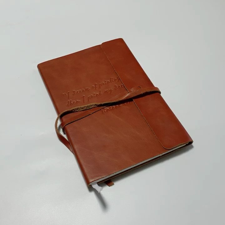 Personalized Journal Notebook Papyrus Paper Vantage Soft Leather ...
